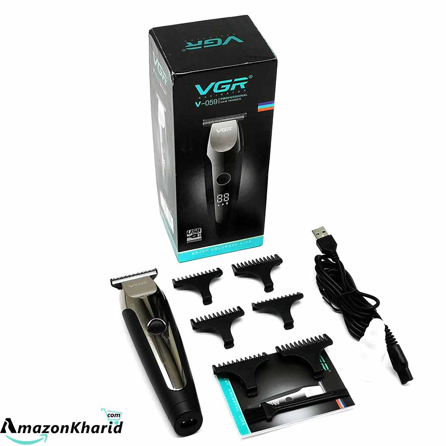 قیمت ماشین اصلاح وی جی آر V-059, خرید خط زن VGR V-059 Hair Trimmer